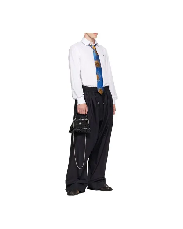 VIVIENNE WESTWOOD Elasticated Waistband Pleated Pants