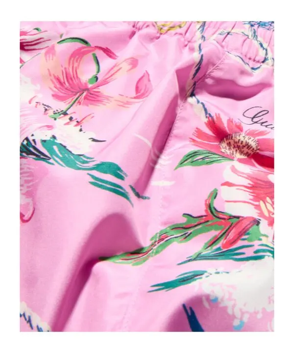 Gucci Printed Poplin Swim Shorts - Multicolor