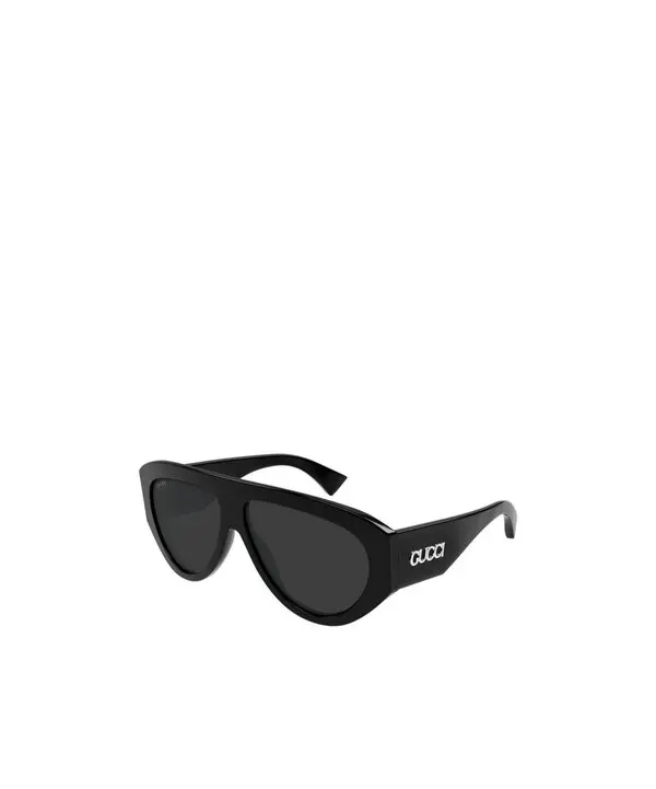 Gucci Aviator Frame Sunglasses - Black