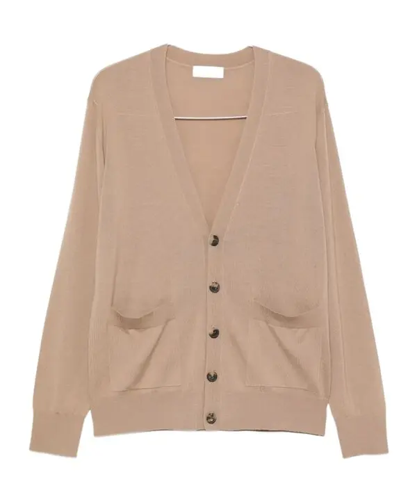Dries Van Noten Long-sleeved V-neck Cardigan With Pockets
