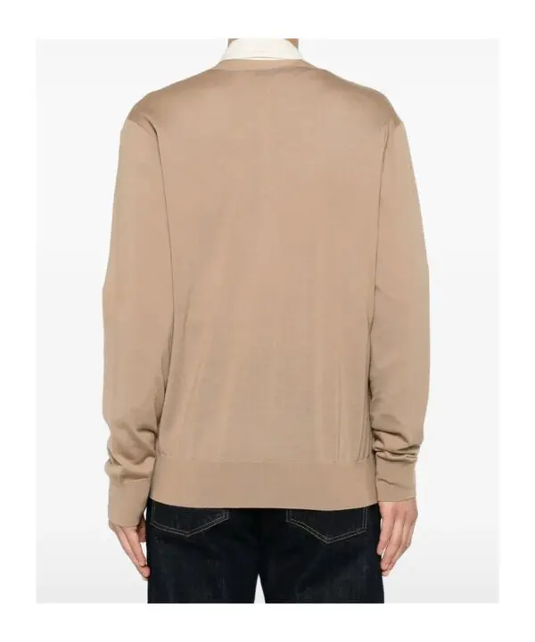 Dries Van Noten Long-sleeved V-neck Cardigan With Pockets