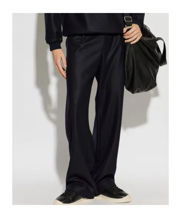 JIL SANDER Pleated Wool Trousers
