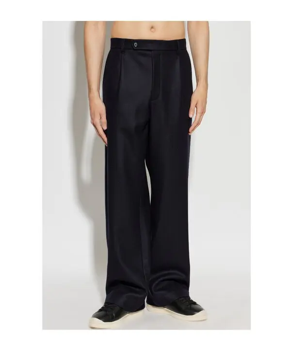 JIL SANDER Pleated Wool Trousers
