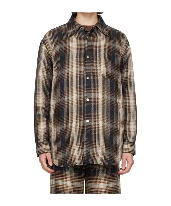 SYSTEM Plaid Shirt