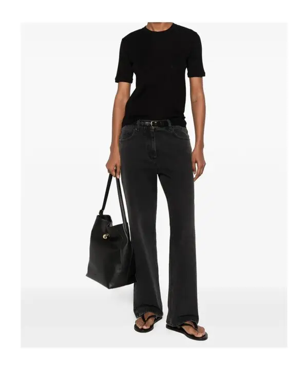 THE ROW Etina T-shirt - Black