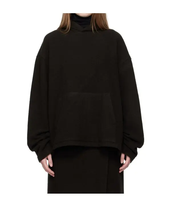 RIER Wool Fleece Hooded Sweatshirt