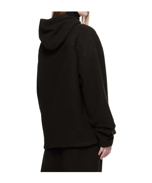 RIER Wool Fleece Hooded Sweatshirt