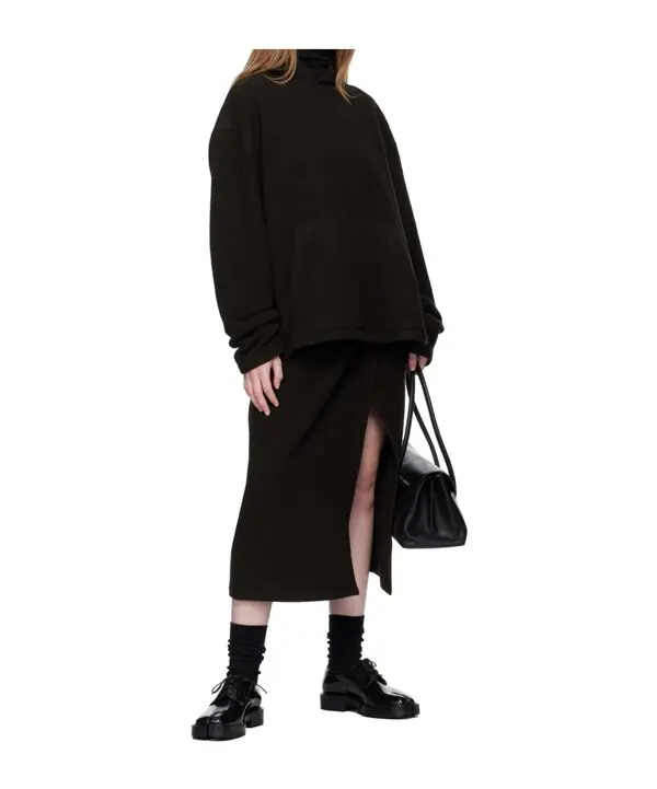RIER Wool Fleece Hooded Sweatshirt