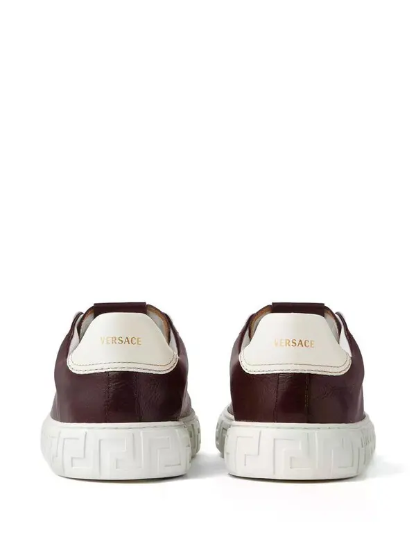 Versace Greca Leather Sneakers