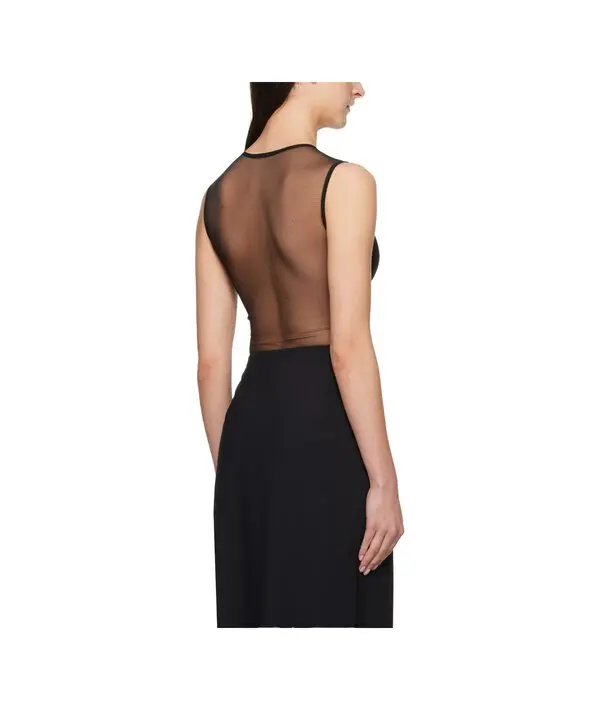 NENSI DOJAKA Sheer Mesh Bodysuit