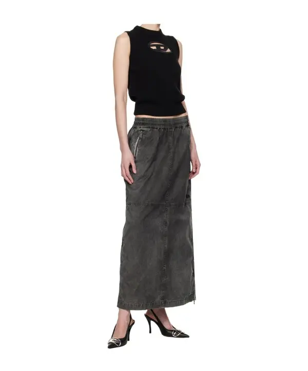 DIESEL® Denim Maxi Skirt