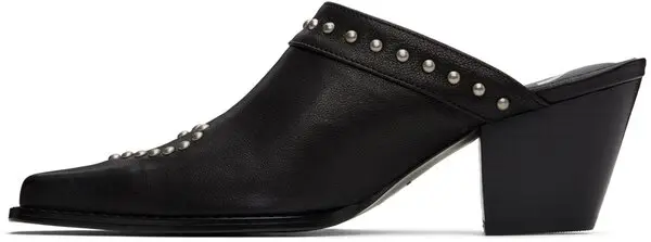 OPEN YY Studded Pointed Toe Mules