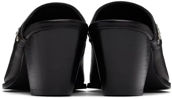 OPEN YY Studded Pointed Toe Mules