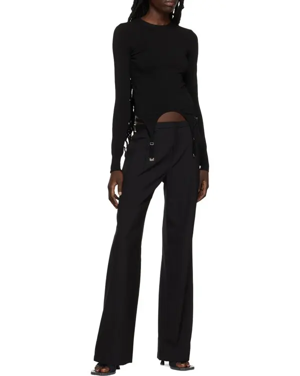 DION LEE Round Neck Garter Top