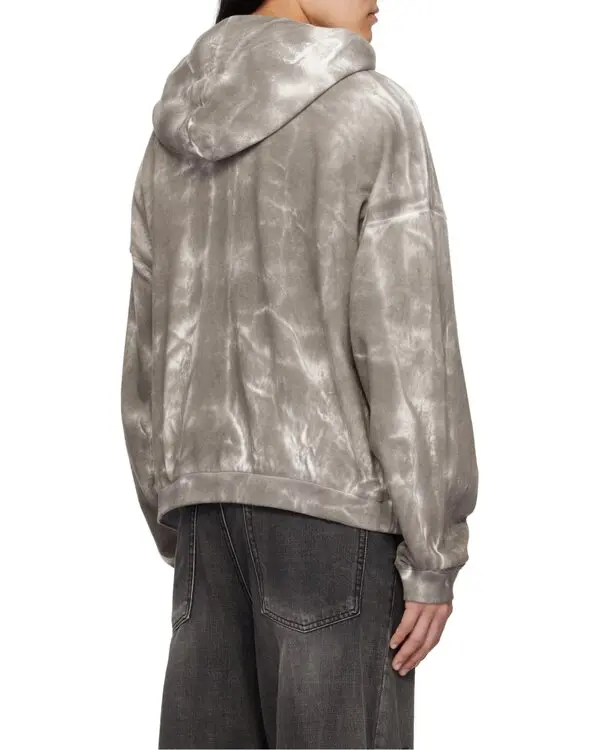 We11Done Zip-up Hooded Sweatshirt With Patch Pockets