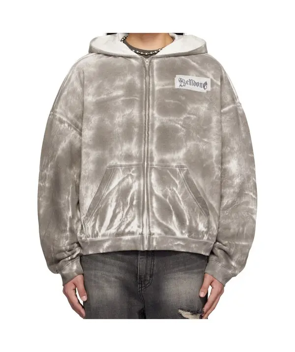 We11Done Zip-up Hooded Sweatshirt With Patch Pockets