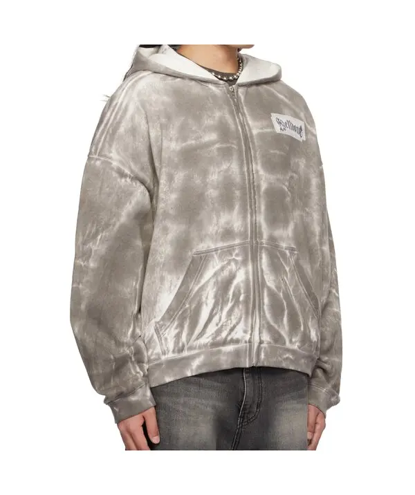 We11Done Zip-up Hooded Sweatshirt With Patch Pockets