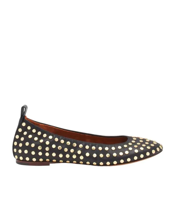 LANVIN Studded Ballerina Flats