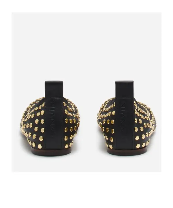 LANVIN Studded Ballerina Flats