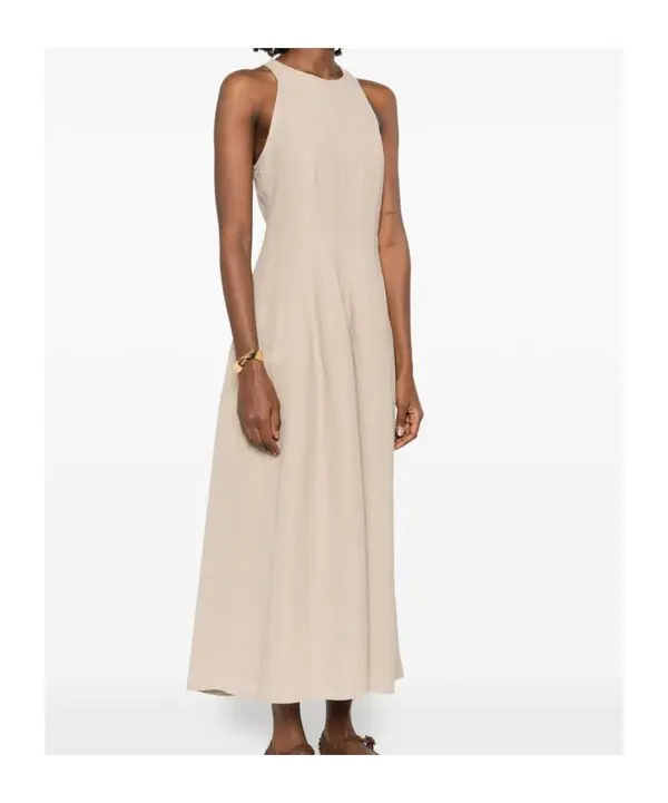 Brunello Cucinelli Sleeveless Panelled Midi Dress