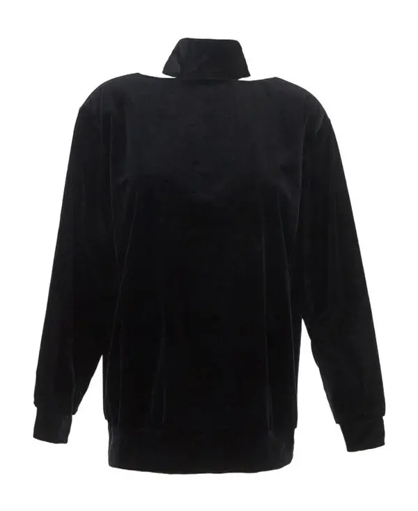 Dries Van Noten Standing Collar Blouse - Black