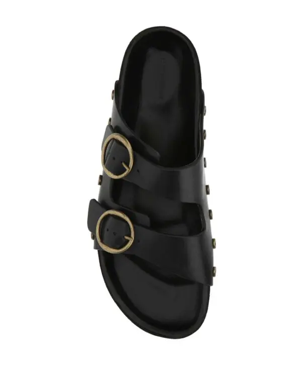Isabel Marant Étoile Stud-embellished Buckled Sandals - Black