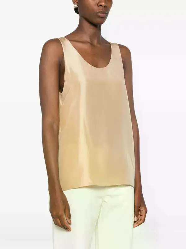 Alberta Ferretti Scoop Neck Tank Top