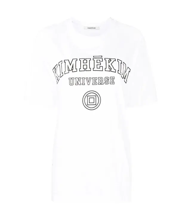 KIMHEKIM Logo-print Cotton T-shirt - White