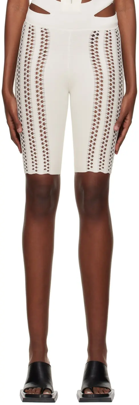 DION LEE Column Cut-out Biker Short