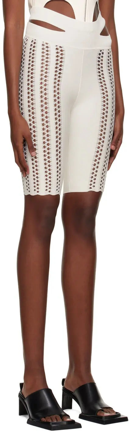 DION LEE Column Cut-out Biker Short