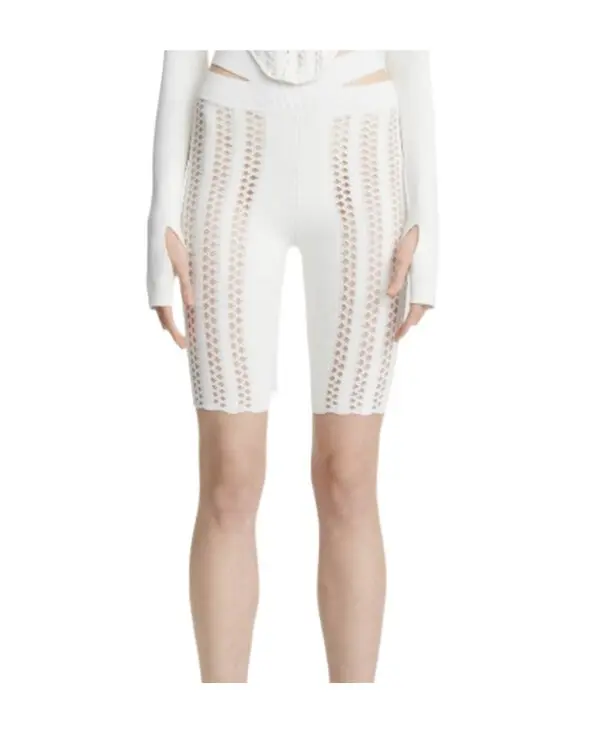 DION LEE Column Cut-out Biker Short