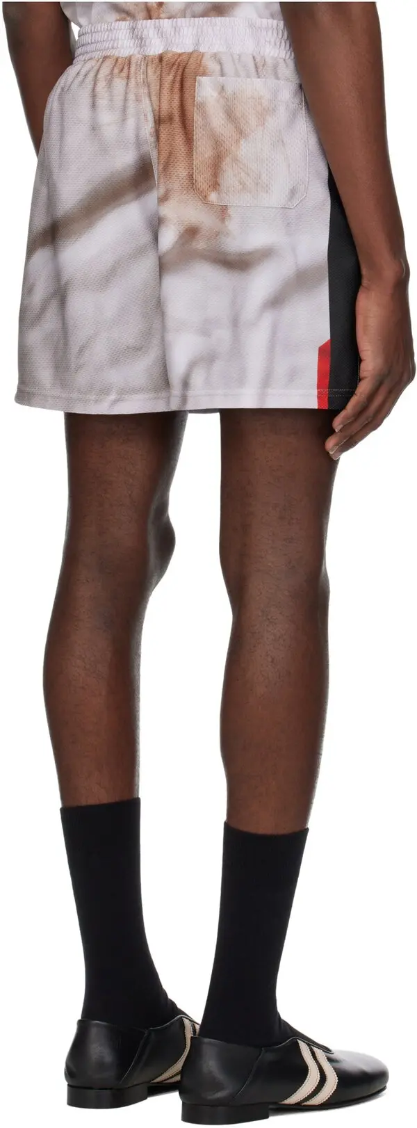 EGONLAB Graphic Print Track Shorts