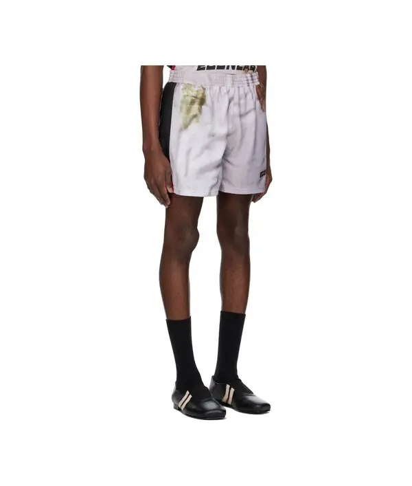 EGONLAB Graphic Print Track Shorts