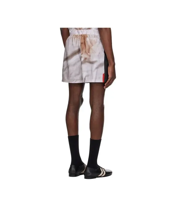 EGONLAB Graphic Print Track Shorts