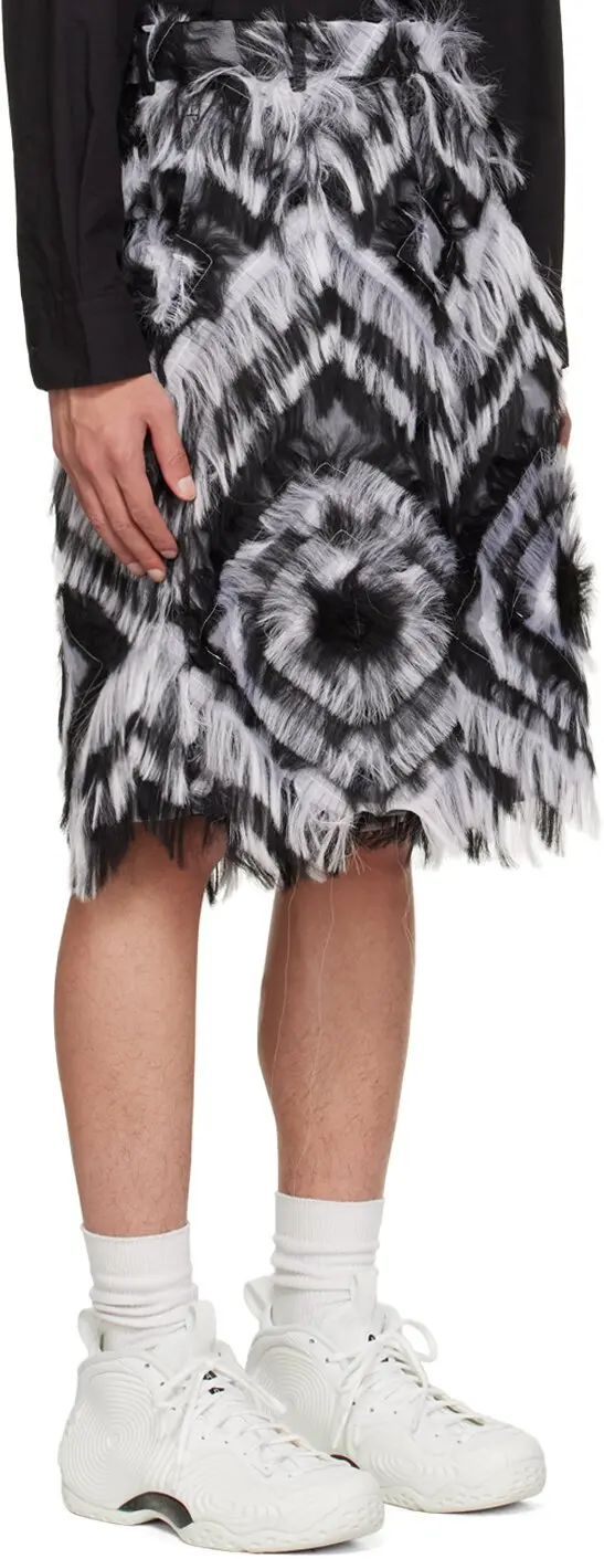 Comme Des Garçons Fringed Shorts - Multicolor