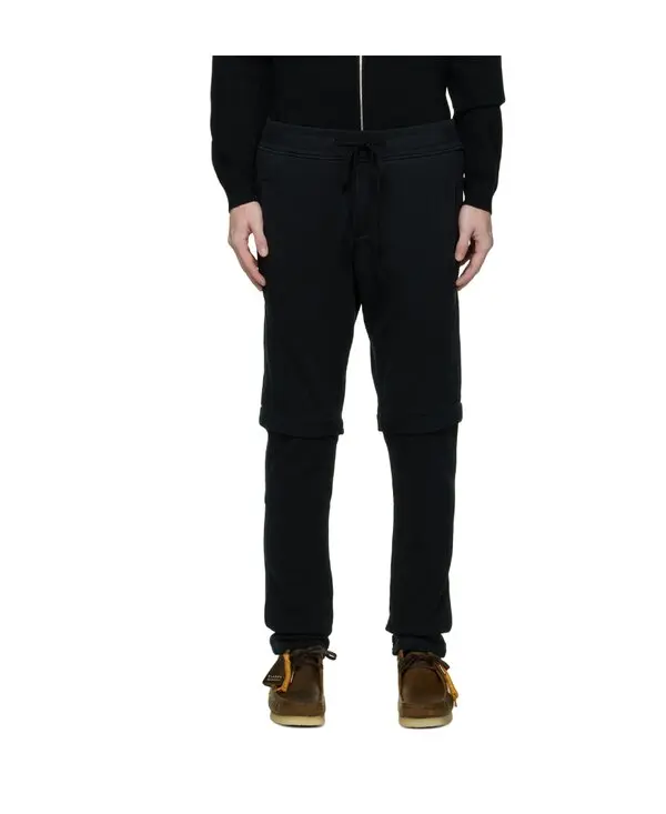 GREG LAUREN Drawstring Cotton Sweatpants