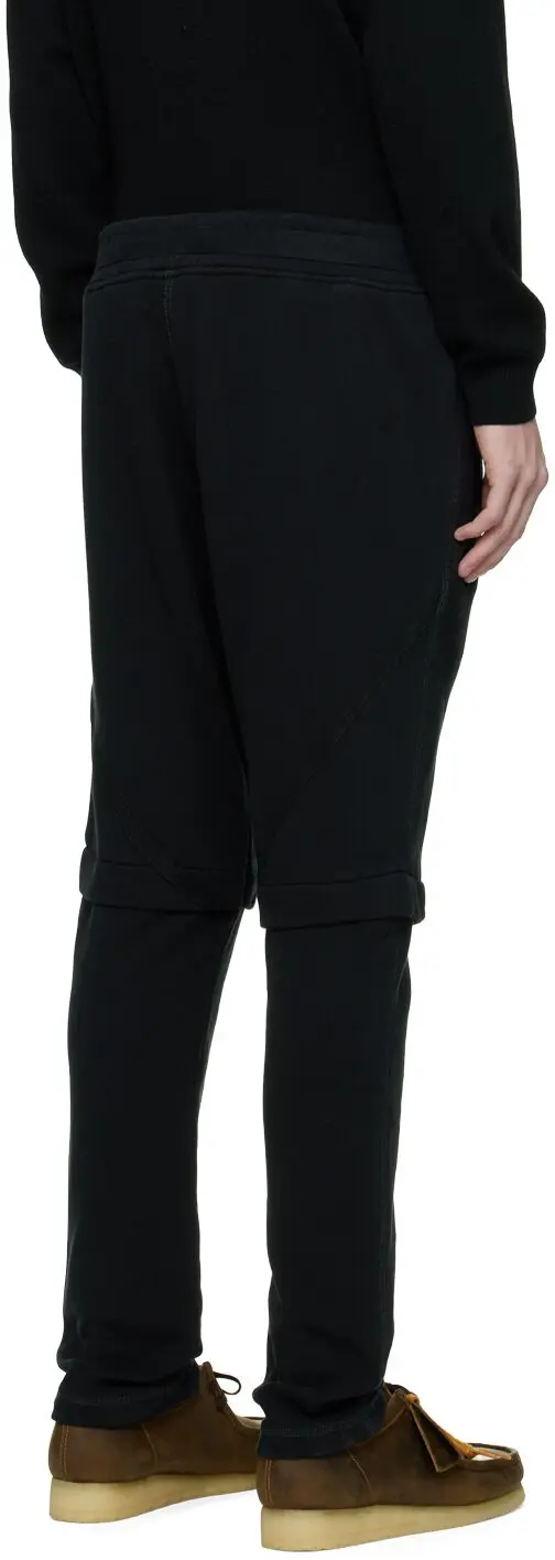 GREG LAUREN Drawstring Cotton Sweatpants