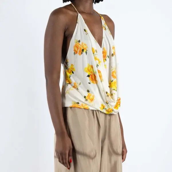 Acne Studios Sleeveless Graphic Pattern Top