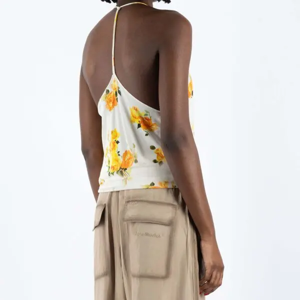 Acne Studios Sleeveless Graphic Pattern Top