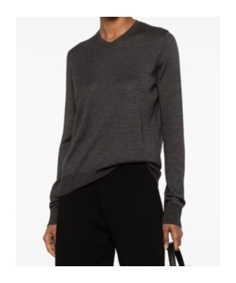 THE ROW V-neck Knitted Jumper