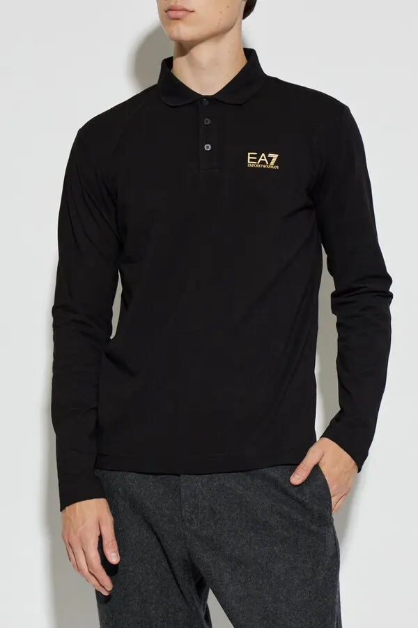 EA7 Long Sleeve Polo
