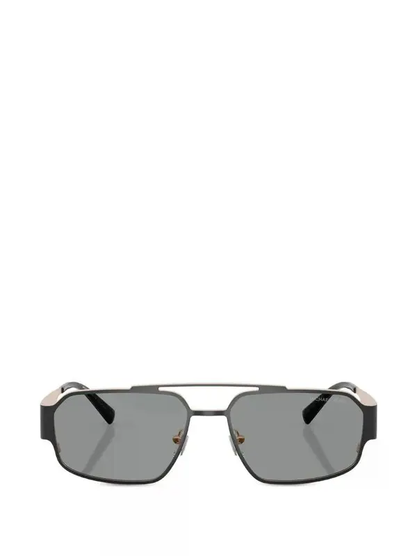 Michael Kors Cape Town Rectangle Sunglasses - Black