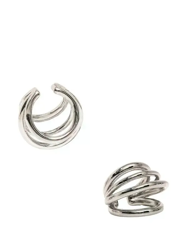 PANCONESI Orbit Helix Ear Cuffs - Silver