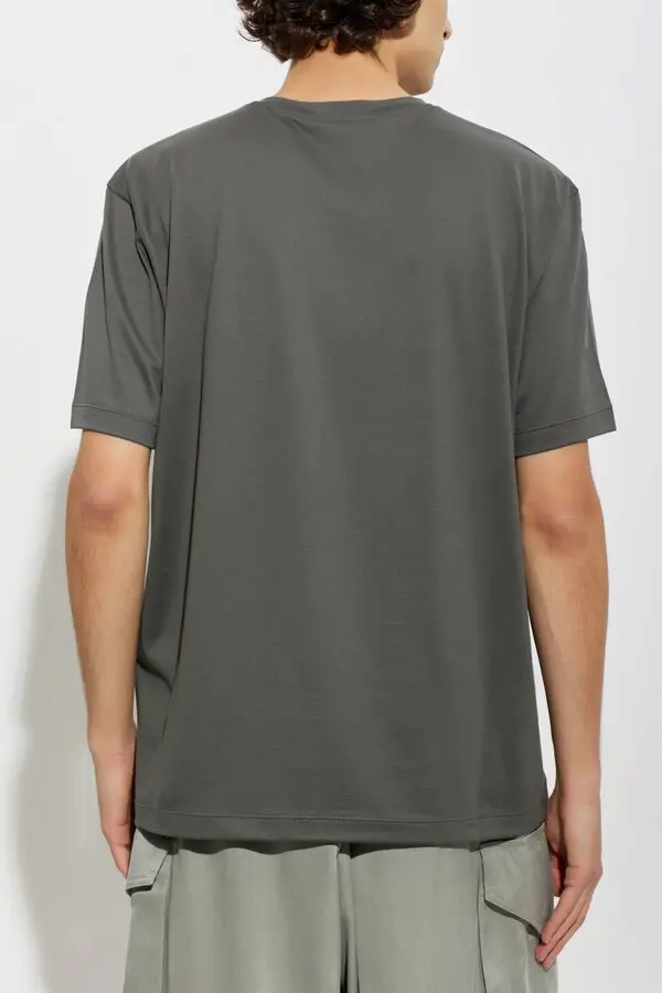 Giorgio Armani T-shirt With Embroidered Logo