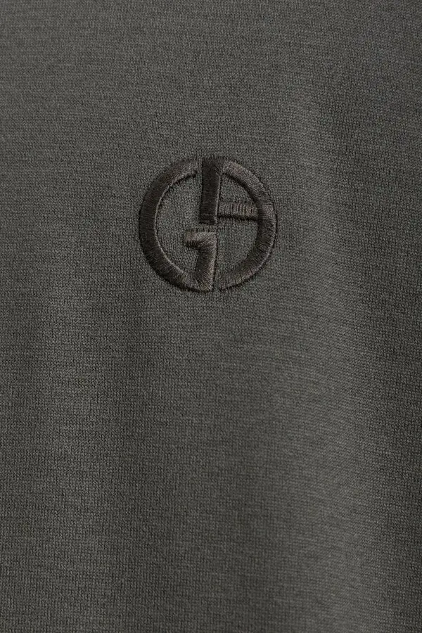 Giorgio Armani T-shirt With Embroidered Logo