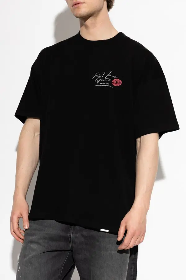 REPRESENT T-shirt With Print - Black