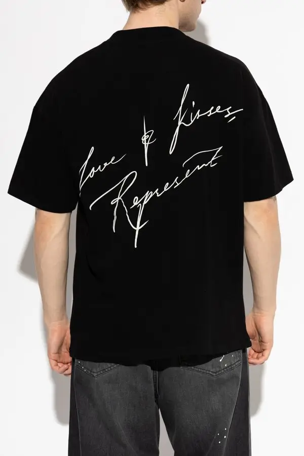 REPRESENT T-shirt With Print - Black