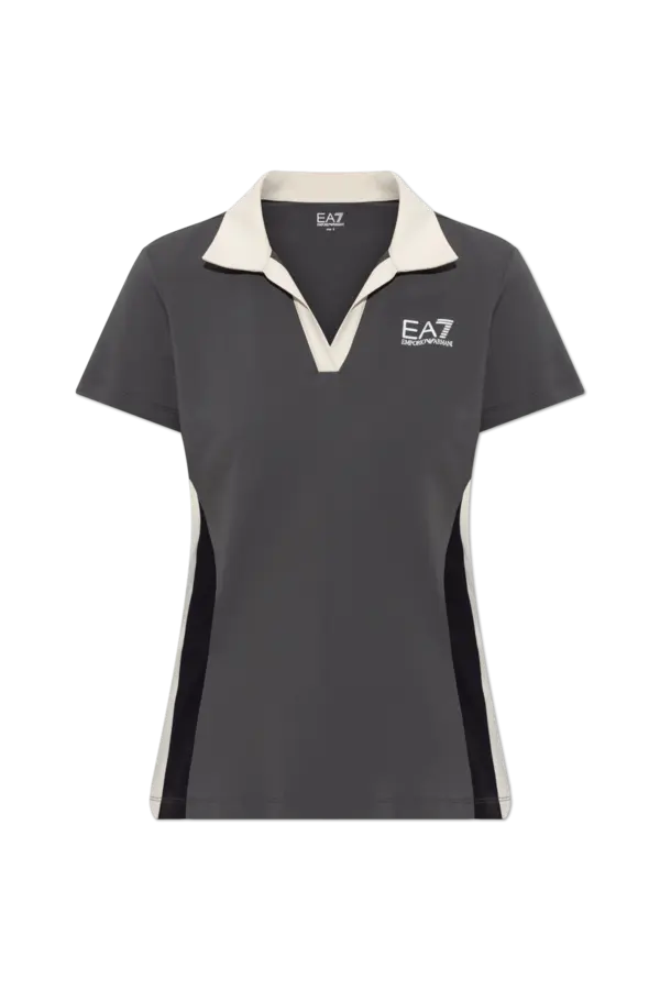 EA7 Printed Logo Polo Shirt