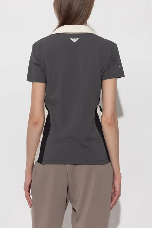EA7 Printed Logo Polo Shirt
