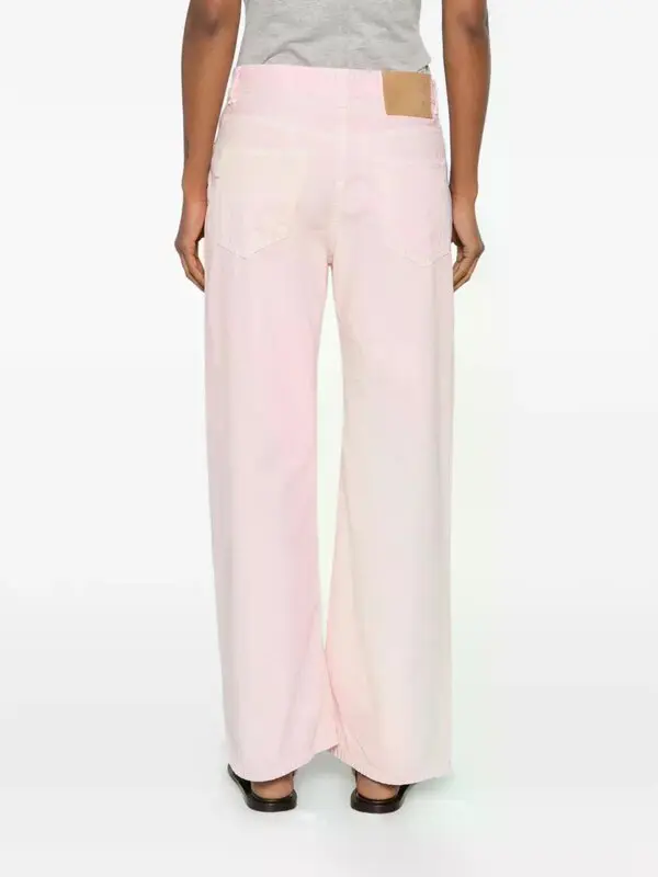 HAIKURE Wide-leg Jeans - Pink
